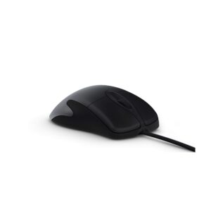 microsoft pro intellimouse – dark shadow. comfortable ergonomic design with 2 customizable buttons, wired, usb, gaming mouse for pc/laptop/desktop