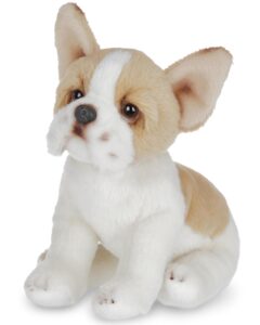 bearington collection lil' frenchie the french bulldog stuffed animal, 6 inch bulldog stuffed animal