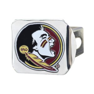 florida state seminoles 3d color emblem chrome hitch cover