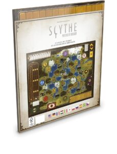 stonemaier games: scythe modular board | change the map and faction locations to add variability to your scythe game | add to scythe (base game) | 1-7 players, ages 14+