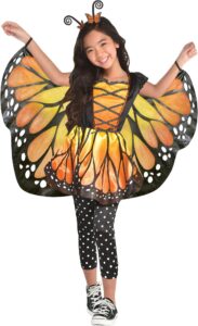 suit yourself girls monarch butterfly costume - medium - 8-10, 1 pc