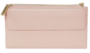 buxton dopp cosmopolitan wallet, blush