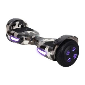 hover-1 helix electric self balancing hoverboard with 7 mph max speed, dual 200w motors, 3 mile range, and 6.5” wheels self balancing scooter