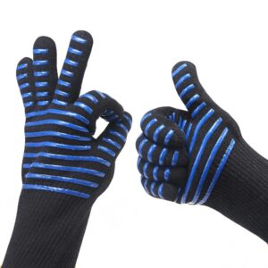 toxz microwave oven high temperature insulation anti-scalding gloves,cut resistant fiber gloves,barbecue oven bbq anti-slip insulation gloves