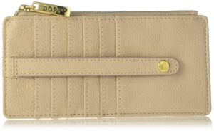 buxton womens dopp® pik-me-up® thin card holder wallet, blush, one size us