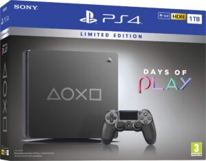 days of play limited edition steel black 1tb ps4 (ps4)