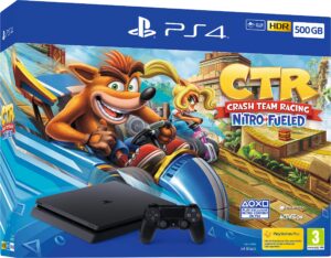 crash team racing nitro-fueled 500gb ps4 bundle (ps4)