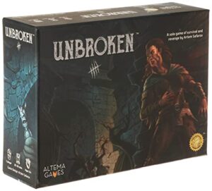 golden bell studios unbroken: a solo game of survival and revenge , black