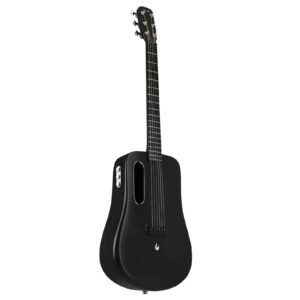 lava me 2 acoustic-electric carbon fiber guitar w/effects, super airsonic 36'' black