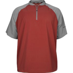 marucci sports - team cage jacket - red (matcgj-r-am) baseball outerwear