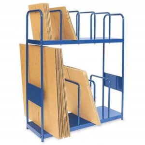 uline steel two-tier carton stand - 51 x 18 x 58 3⁄4"