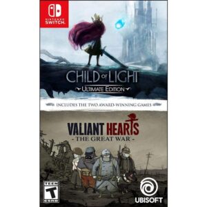 child of light ultimate edition + valiant hearts: the great war - nintendo switch