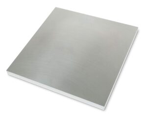 tci precision metals 4140 carbon steel plate sheet, 6-side precision sized, ground and milled flat blanks .375" thick x 12.000" x 11.750"