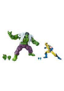 marvel legends 80th anniversary wolverine and hulk 6-inch action figures - exclusive