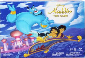 disney aladdin board game, for families and kids ages 4 and up