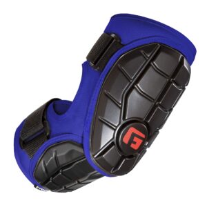 elite batter's elbow guard, royal blue, adult l/xl