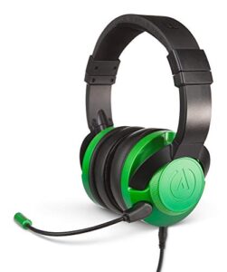 powera fusion wired stereo gaming headset with mic for playstation 4, emerald fade