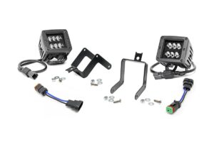 rough country dual led fog light kit for 2011-2016 ford super duty - 70622