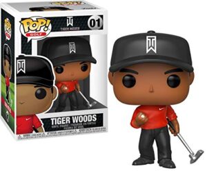 funko pop! golf: tiger woods (red shirt)