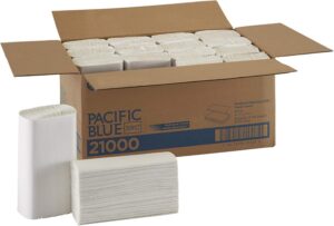 pacific blue select (21000) multifold premium 2-ply paper towels (previously signature by gp pro (georgia-pacific), white, 125 paper towels per pack, 16 packs per case (2 case(16 pack)