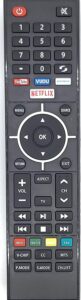 replacement remote for sanyo tv, lcd, led, smart tv.