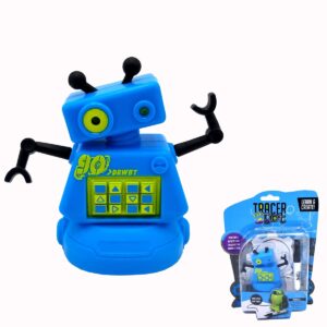 tracerbot – mini inductive robot that follows the black line you draw. fun, educational, and interactive stem toy with limitless ways to play! promotes logic and creativity training.