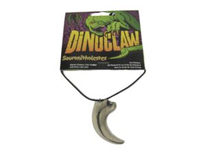 mid-land scientific sauronitholestes dinosaur claw pendant necklace (344-5)