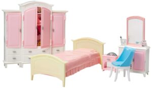 irra bay dollhouse furniture (bed room & wardrobe)