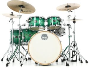 mapex armory 6-piece studioease fast tom shell pack - emerald burst