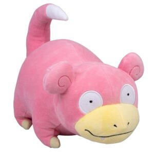 pokémon 12" large slowpoke plush - officially licensed - quality & soft stuffed animal toy - generation one - great gift for kids, boys, girls & fans of pokemon