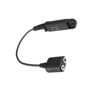 fumei walkie talkie audio cable adapter compatible with baofeng bf-9700 uv-9r+ plug to kenwood hyt tyt baofeng uv-5r 2pin headset port