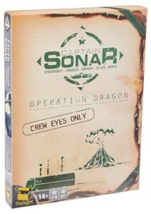 matagot captain sonar operation dragon board game expansion | cooperative strategy game submarine adventure game | for adults and teens | ages 14+ | 2-8 players | average playtime 45 minutes | made