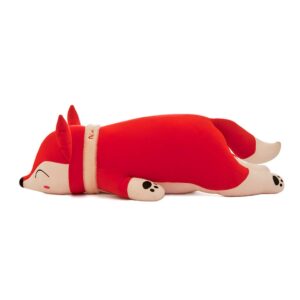 hystyle plush fox hugging animal pillows stuffed animal toys gifts for kids, 13.8"