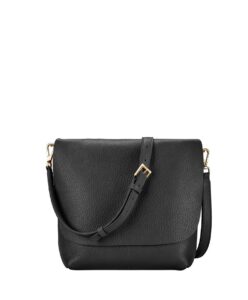 gigi new york handcrafted womens black andie crossbody