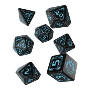 q-workshop starfinder dice set , black