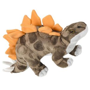 artcreativity 14 inch cozy stegosaurus plush dinosaur toy - soft and cuddly stuffed animal for kids - cute nursery decor - carnival prize - best gift for baby shower, boys, girls