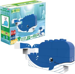 biobuddi whale & seal blocks set