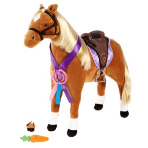 journey girls pretty palomino pony, kids toys for ages 6 up by just play