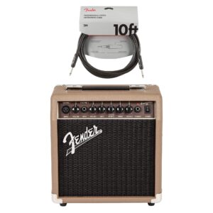 fender acoustasonic 15 combo cable bundle