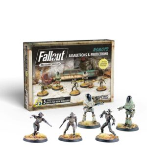 modiphius fallout: wasteland warfare - assaultrons & protectrons