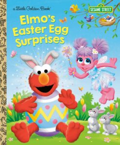 elmo's easter egg surprises (sesame street) (little golden book)