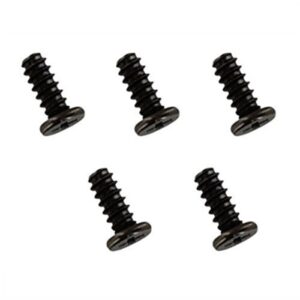 5 pcs replacement part screws for playstation 4 ps4 controller (black)