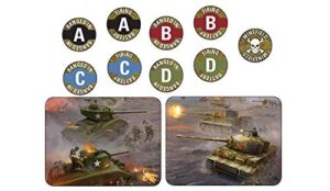 flames of war battlefront miniatures late-war mission token set fow tk103