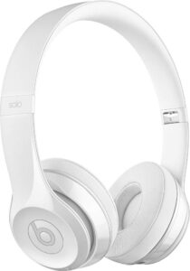 beats solo3 wireless on-ear headphones gloss white - beats by dr dre (renewed)