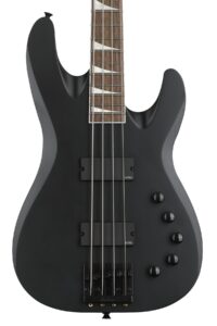 jackson x series signature david ellefson concert bass cbx iv, satin black, laurel fingerboard