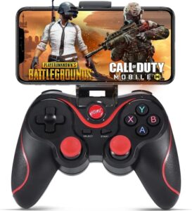 megadream android gamepad controller, wireless key mapping gamepad joystick perfect for pubg mobile & call of duty, compatible for samsung galaxy htc lg other phone, not for ios/pc