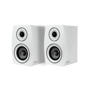 jamo concert series c91 ii bookshelf speaker pair (white)