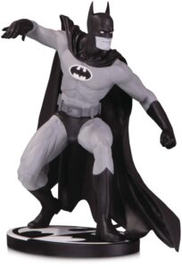 dc collectibles batman black & white: batman by gene colan statue, multicolor