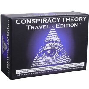 neddy games conspiracy theory trivia board game - travel edition/expansion pack