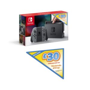 nintendo switch (grey) + £30 nintendo eshop voucher